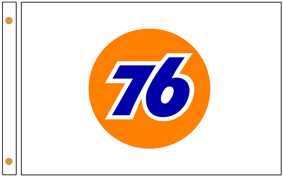 76 Dealer Flags made from high quality nylon 3x5 feet with canvas and ...