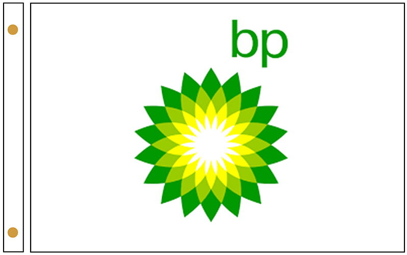 BP Gas Station Flags made from high quality nylon by FlagsExpo.com