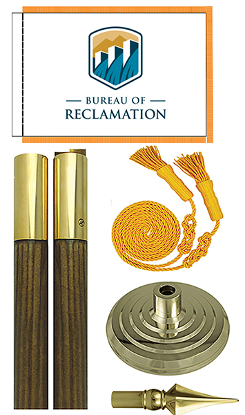 Bureau of Reclamation Presentation flag sets are from high quality ...