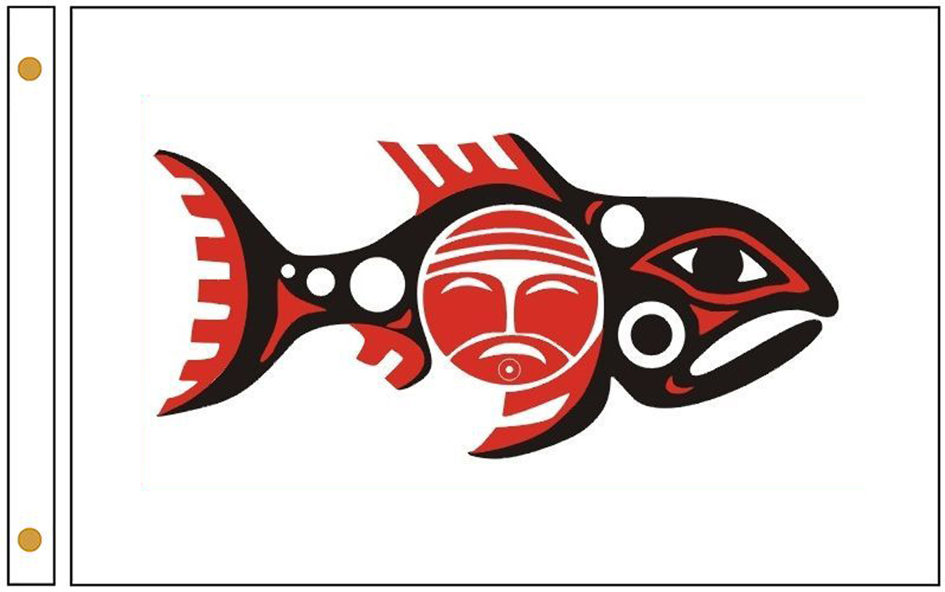 Chinook Native American Tribe Flags, Chinook Indian Nation Flag