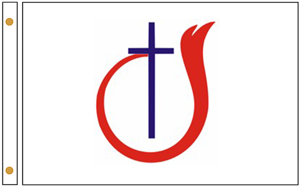 Church of God flags are made in USA by FlagsExpo.com in Queens NY