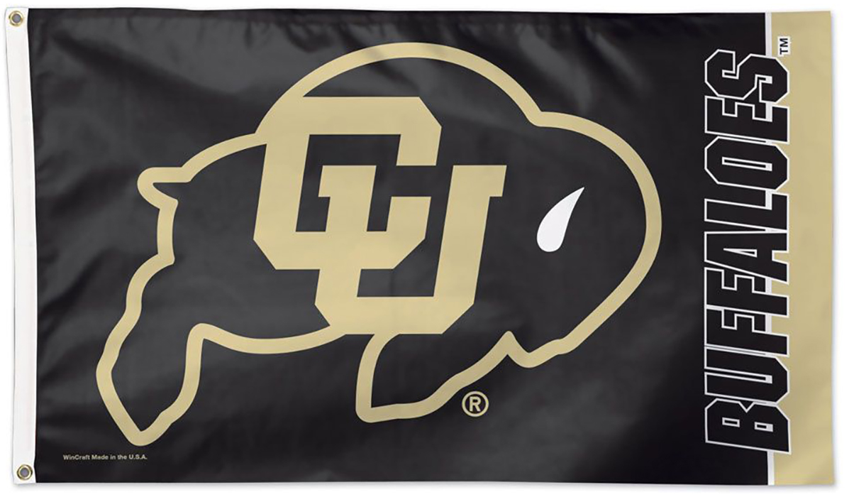 Colorado Buffaloes Flag 3 x 5 ft This flag is a premium option for your ...