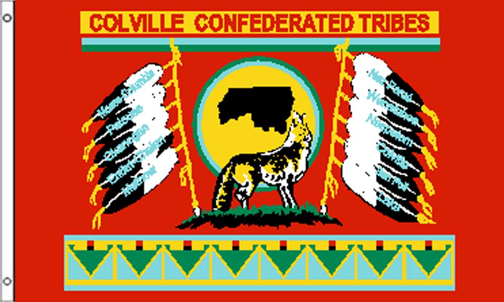 Colville Indian Tribe Flags