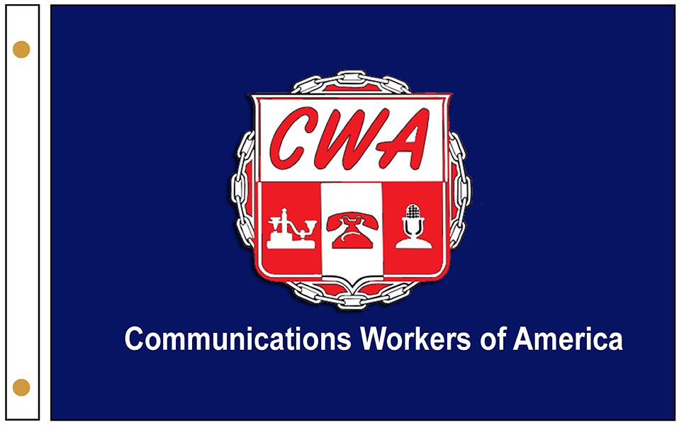 Communications Workers of America Flags |made in USA |FlagsExpo