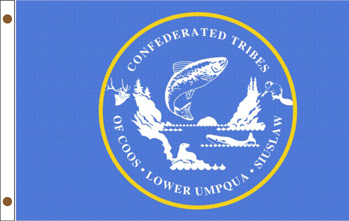 Coos Lower Umpqua Siuslaw Tribe flags by flagsexpo.com in Queens NY