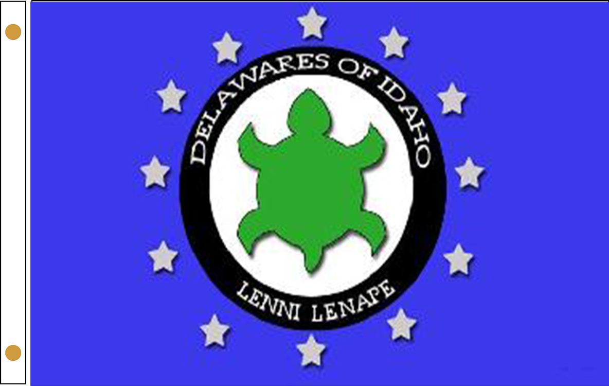 Delaware's of Idaho Tribe Flags are made from high quality fabric with ...