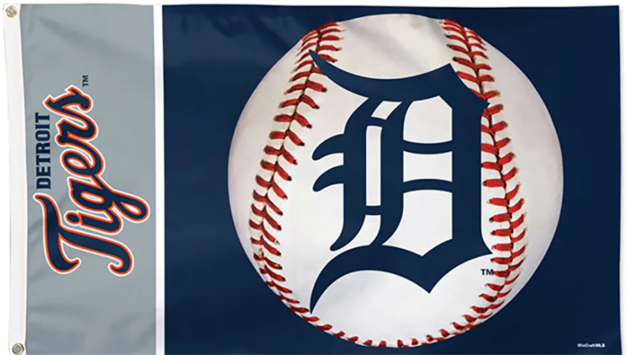 Detroid Tigers Flags, MLB Detroit Tigers Flags, Flagsexpo.com
