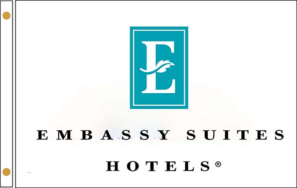 Embassy Suites Hotel Flags from FlagsExpo.com a flag store in Queens NY