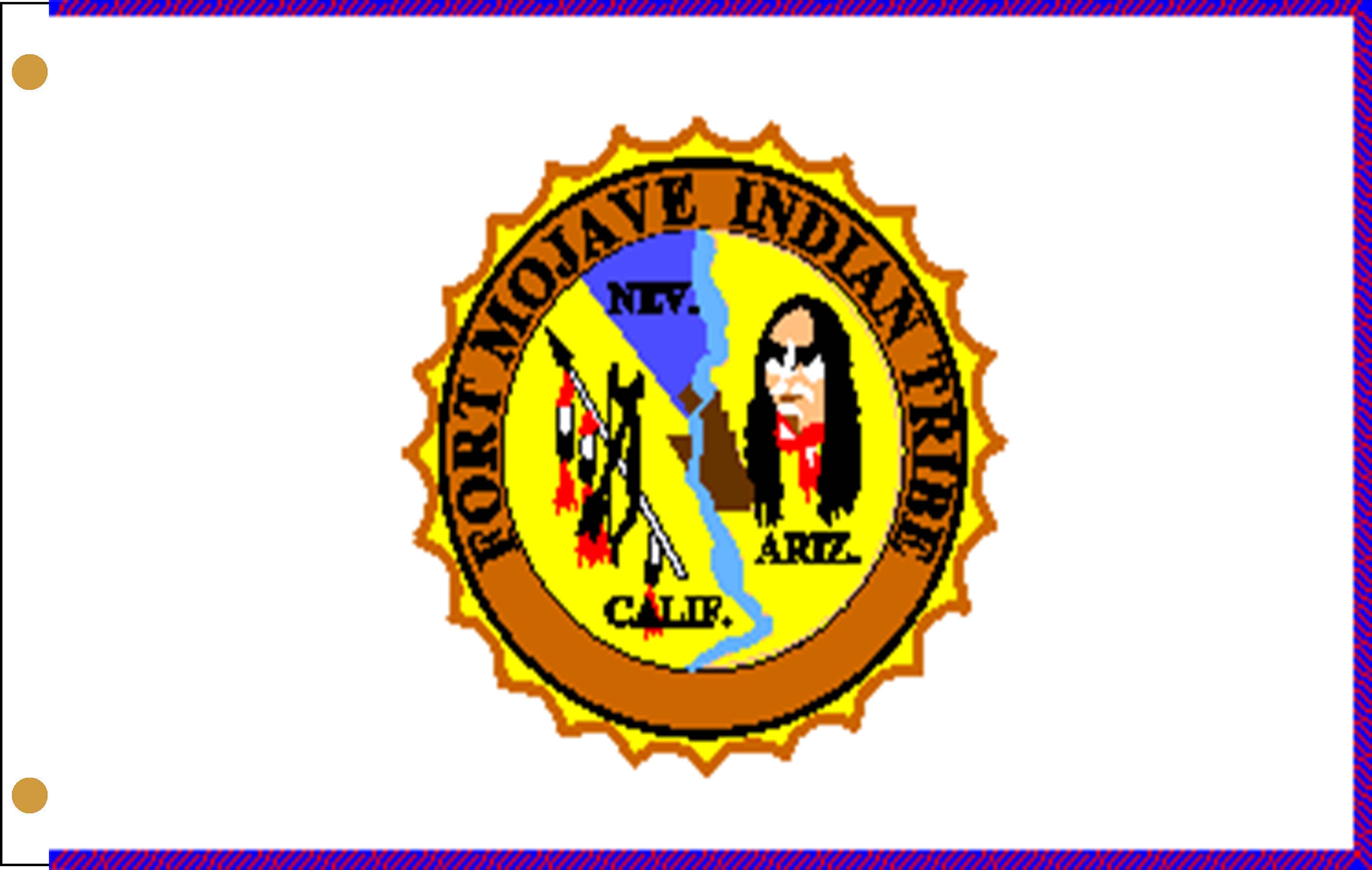 Fort Mojave Tribe Flags are made from high quality fabric with brass ...