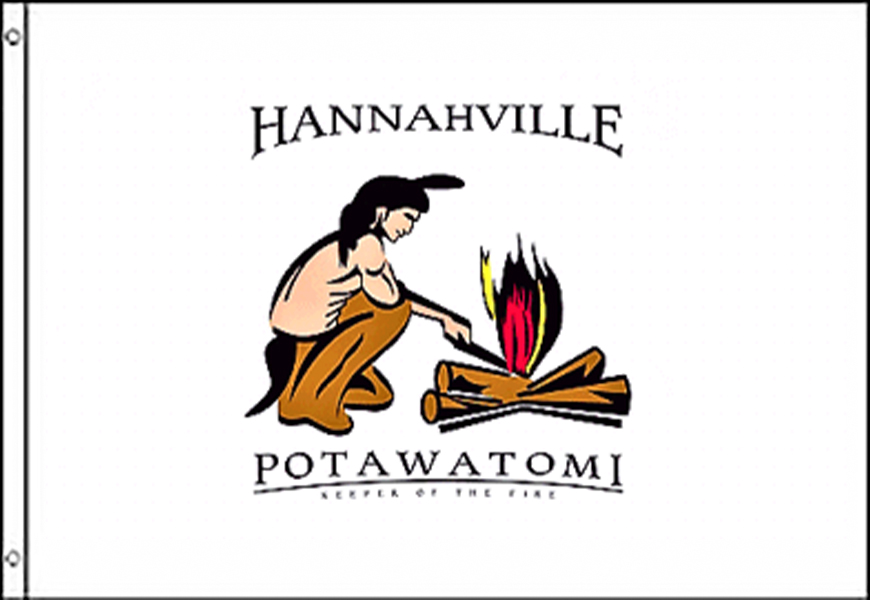 Hannahville Indian Community Flags are made from high quality nylon ...