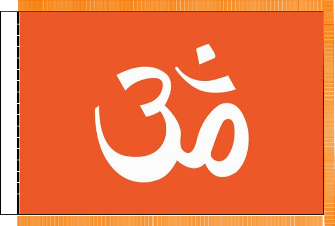 Hindu Flags are made in USA from high quality nylon with brass grommets ...