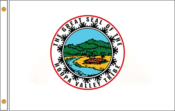 Hoopa Valley Tribe Flags are made from high quality fabric with brass ...