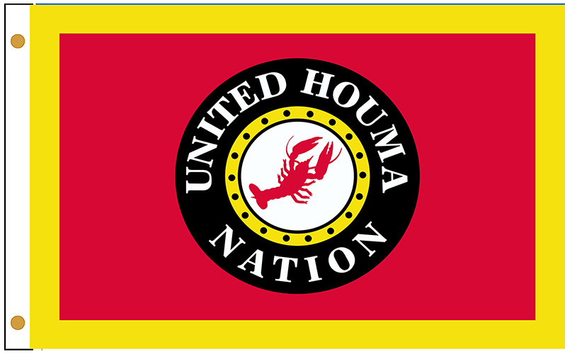 Houma Tribe Flags, Native American Indian tirbe Flags