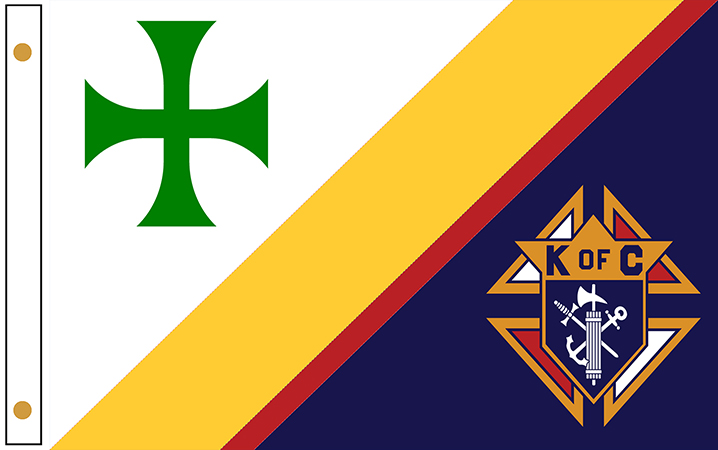 Knights of Columbus Flags are made from high quality fabric by ...