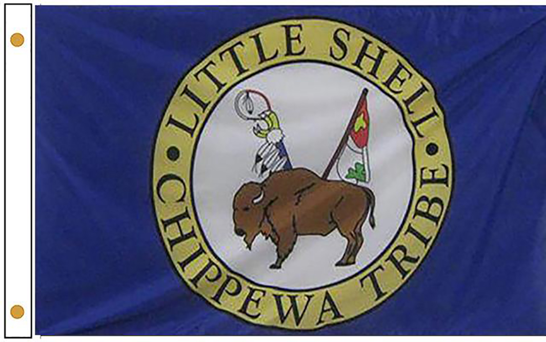 Little Shell Tribe of Chippewa Flags are made from high quality fabric