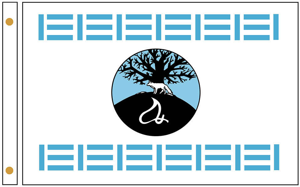 The Mashantucket Pequot Tribal Nation flags ade in USA by FlagsExpo.com