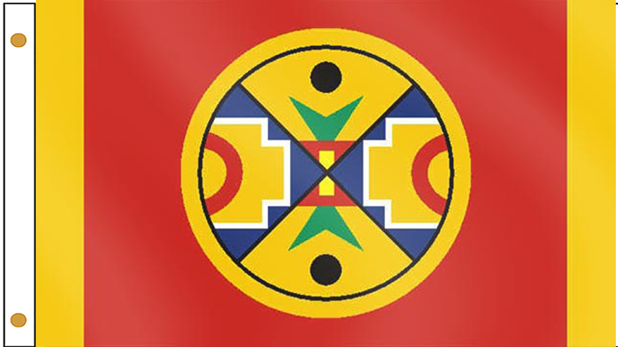 Mikmaq Mikmak Nation Flags are made from high quality fabric. Complete ...