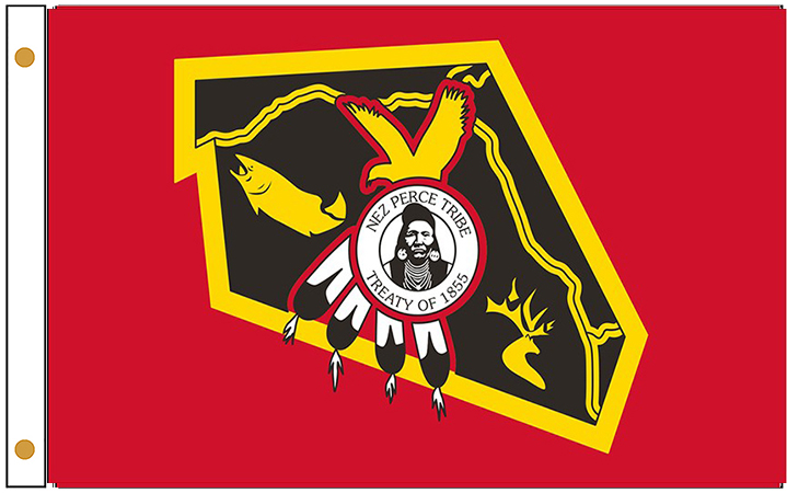 Arapaho Tribe Flags are made from high quality fabric by FlagsExpo.com ...