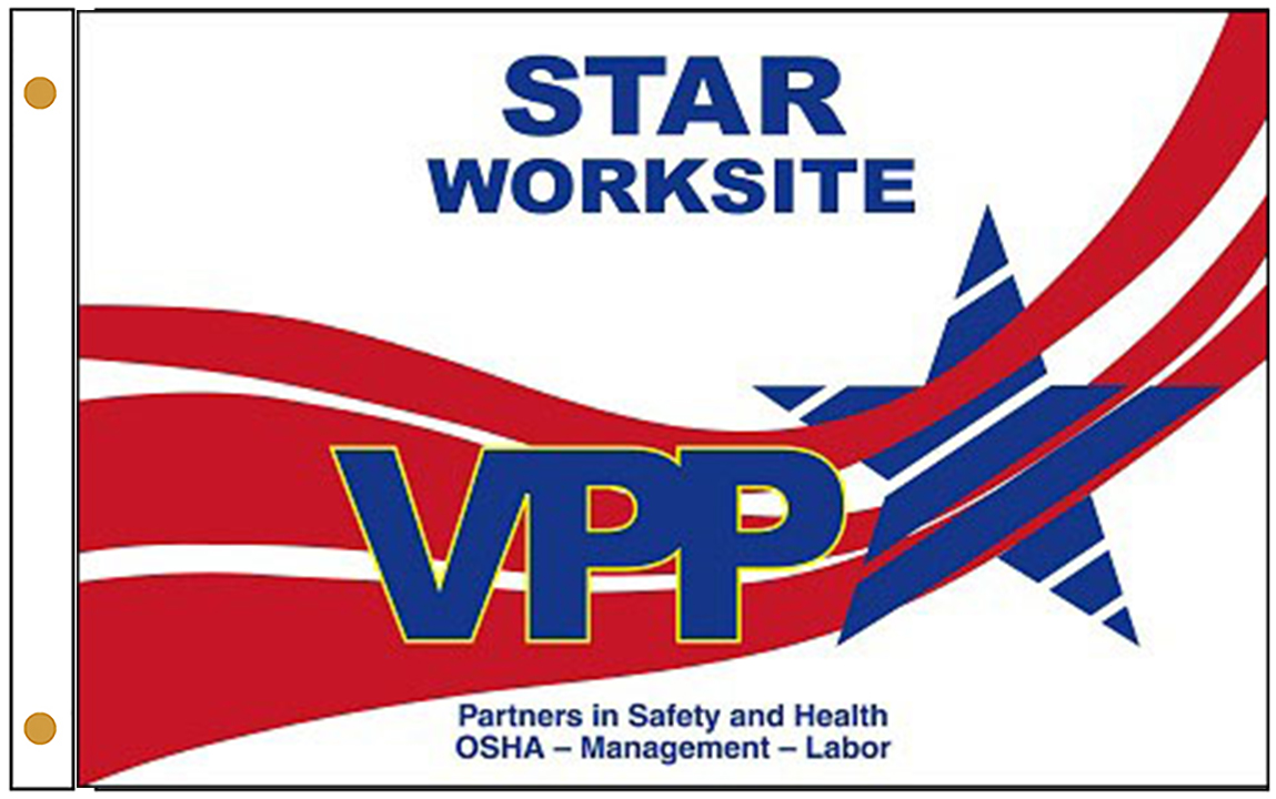 OSHA VPP Occupational Safety and Health Administration Flags are ...