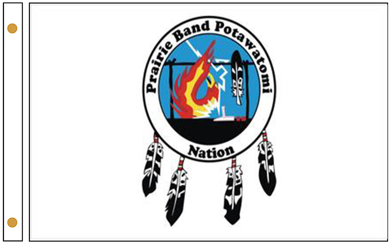 Prairie Band Potawatomi Nation Flags are made from high quality fabric ...