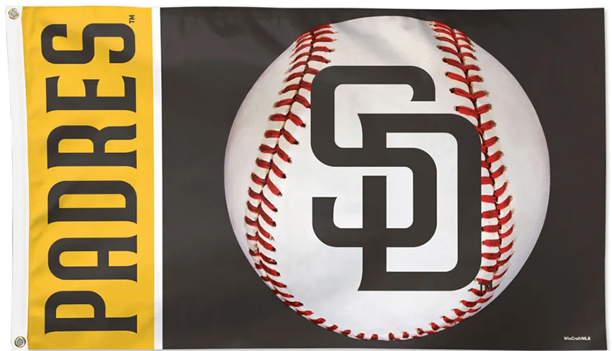 San Diego Padres Baseball Flags, MLB Baseball Team Flags, FlagsExpo.com