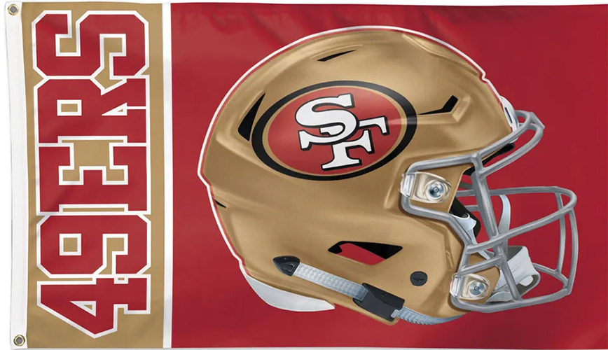 NFL San Francisco 49ers flags, Football team flags