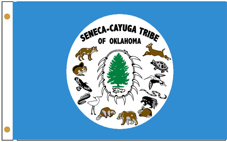 Seneca Cayuga Tribe Flags are made from high quality fabric with brass ...