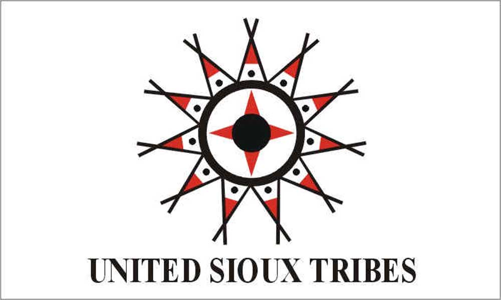 Crow Creek Sioux Flags are made from high quality fabric with brass ...