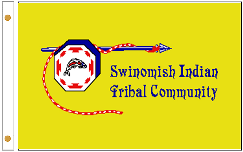 The Swinomish Indian Tribal Community flags are made from high quality ...