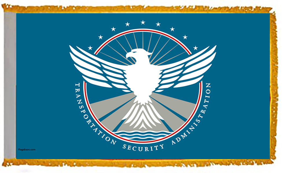 The Transportation Security Administration (TSA) flags are made is USA ...