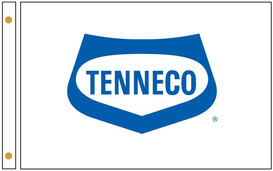 Tenneco Gas Station Dealer Flags made from high quality nylon 3x5 feet ...