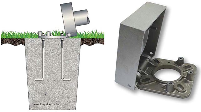 The Tilting Base is welded to the base eliminating the need for a flash ...