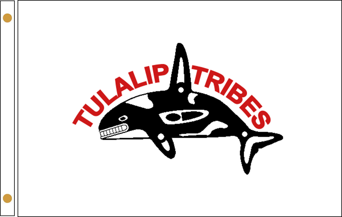 Tulalip Tribe of Washington Flags are made from high quality fabric ...