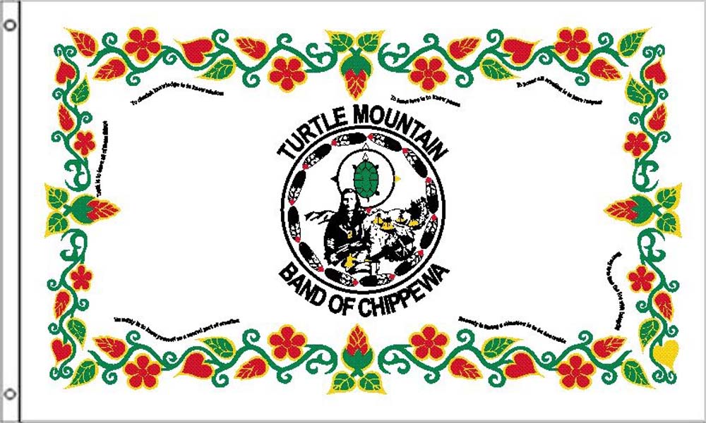 Turtle Mauntain Tribe Flags at FlagsExpo.com