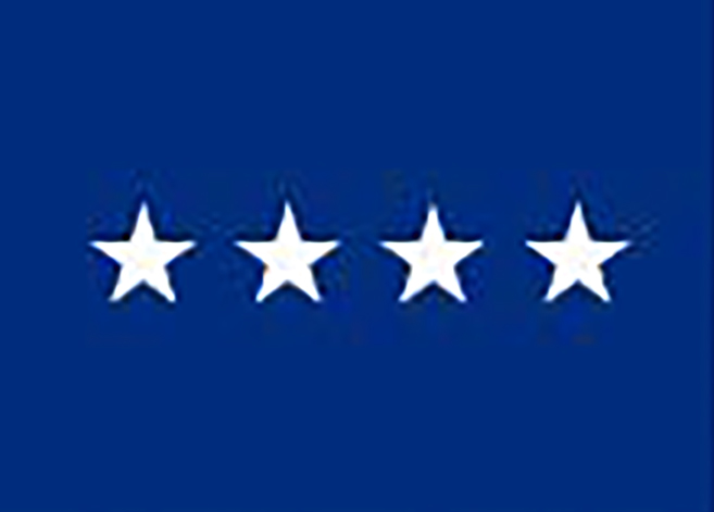US Air Force General Flags are made in USA from high quality nylon.