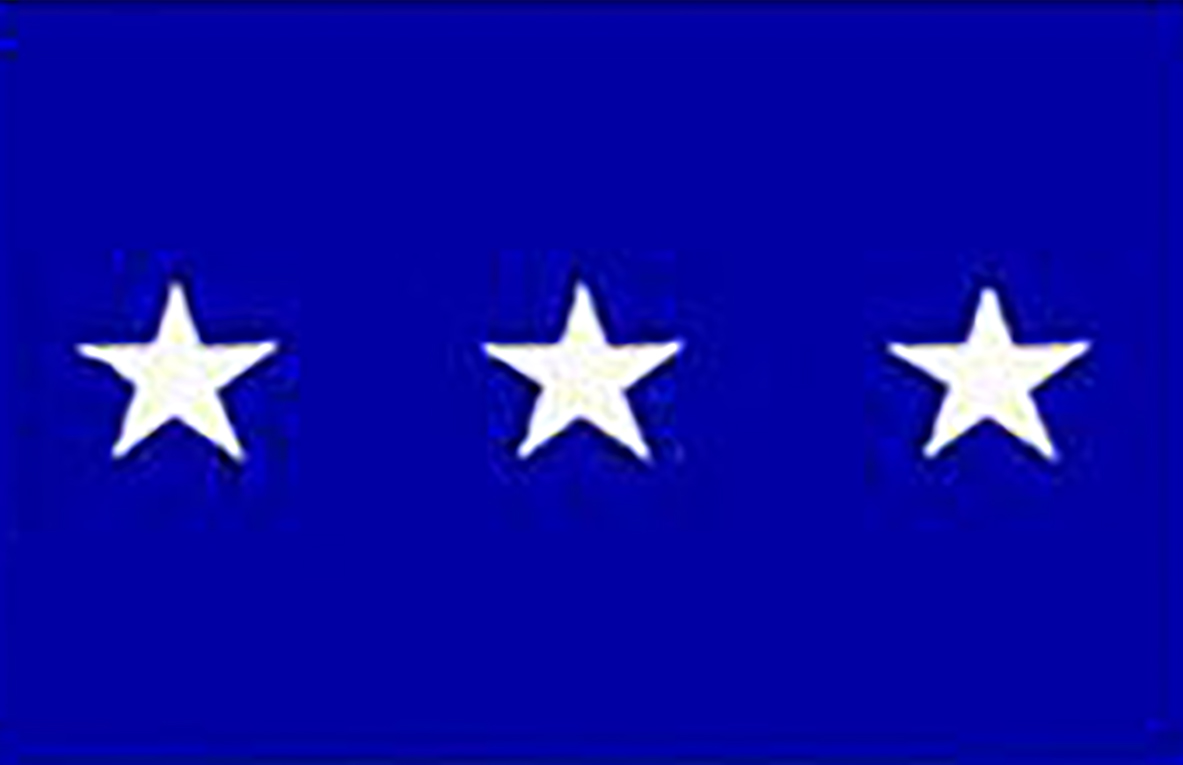 US Air Force Lt General Flags are made in USA by Annin Flag Company