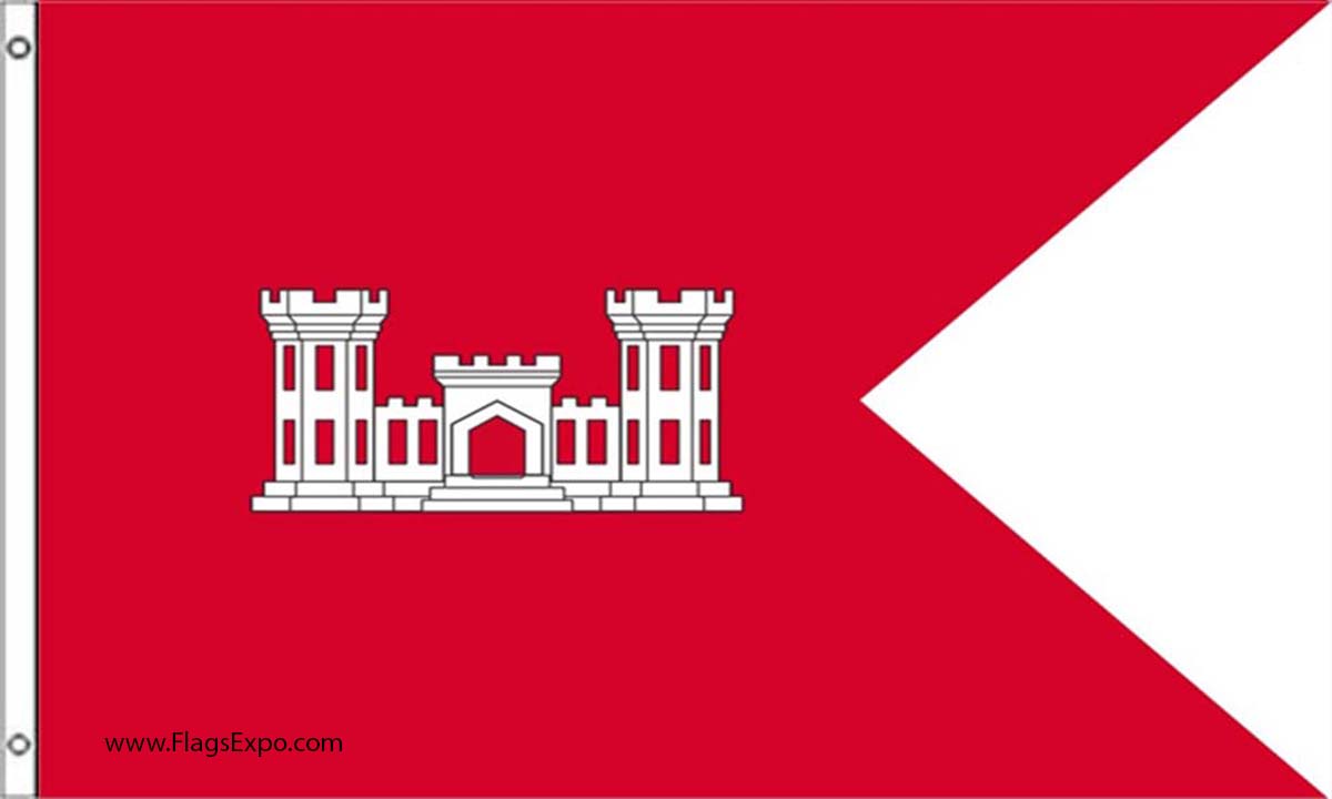US Army Corps of Engineers Guidon Flags