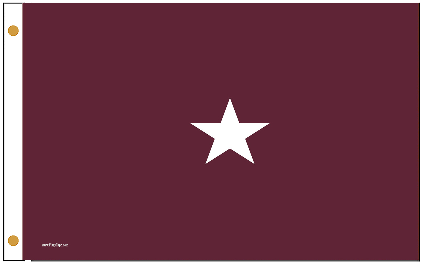 US Amy Medical Department Brigadier General Flags are made in USA