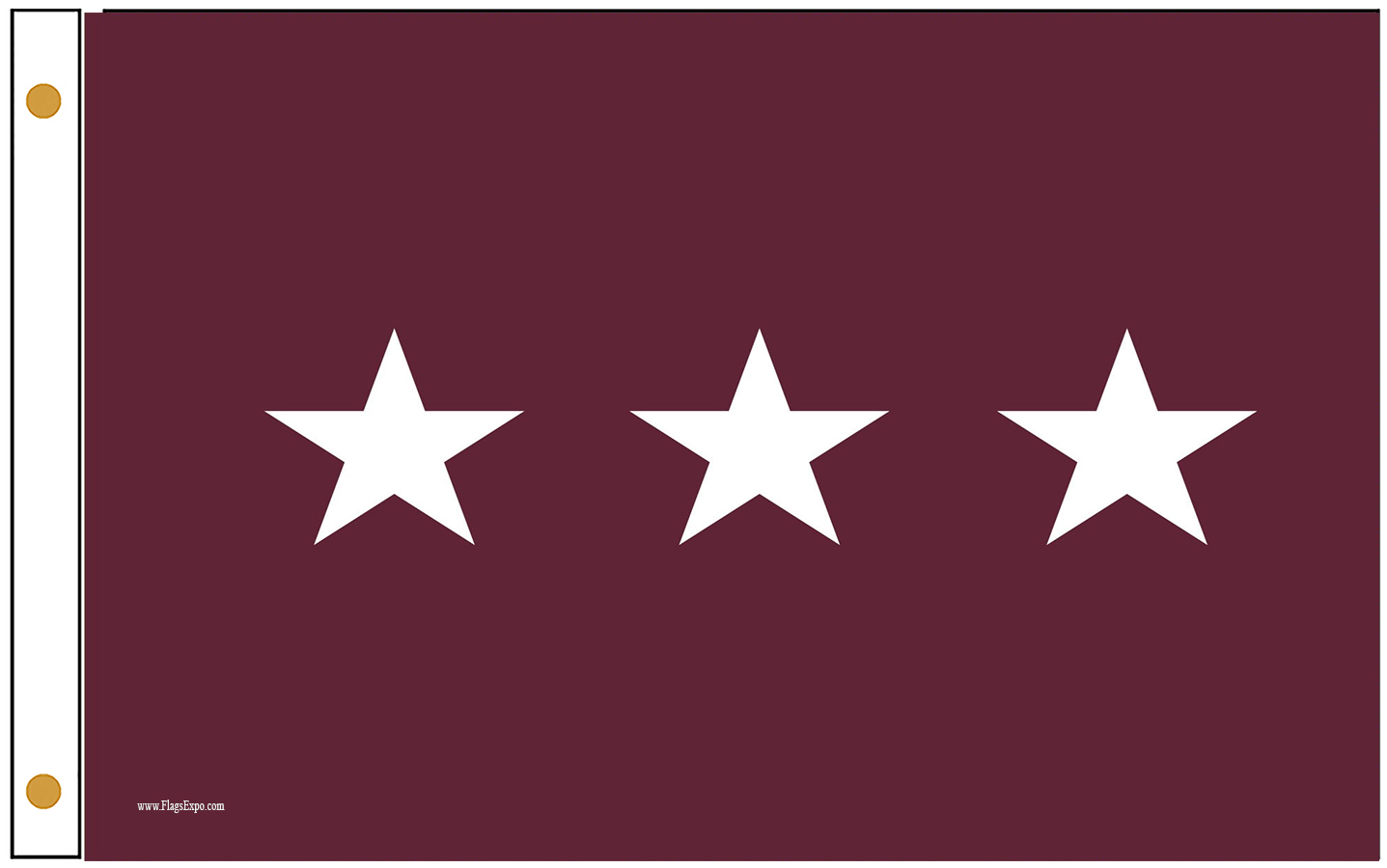 US Army Medical Department Lieutenant General Flags are made in USA