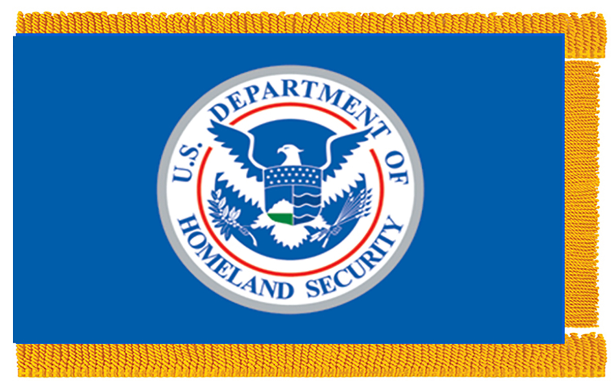 US Dept. of Homeland Security Flags made from high quality nylon ...