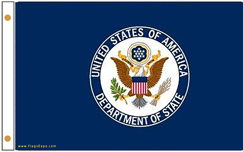 US Department of State Flags are made in USA from high quality nylon ...