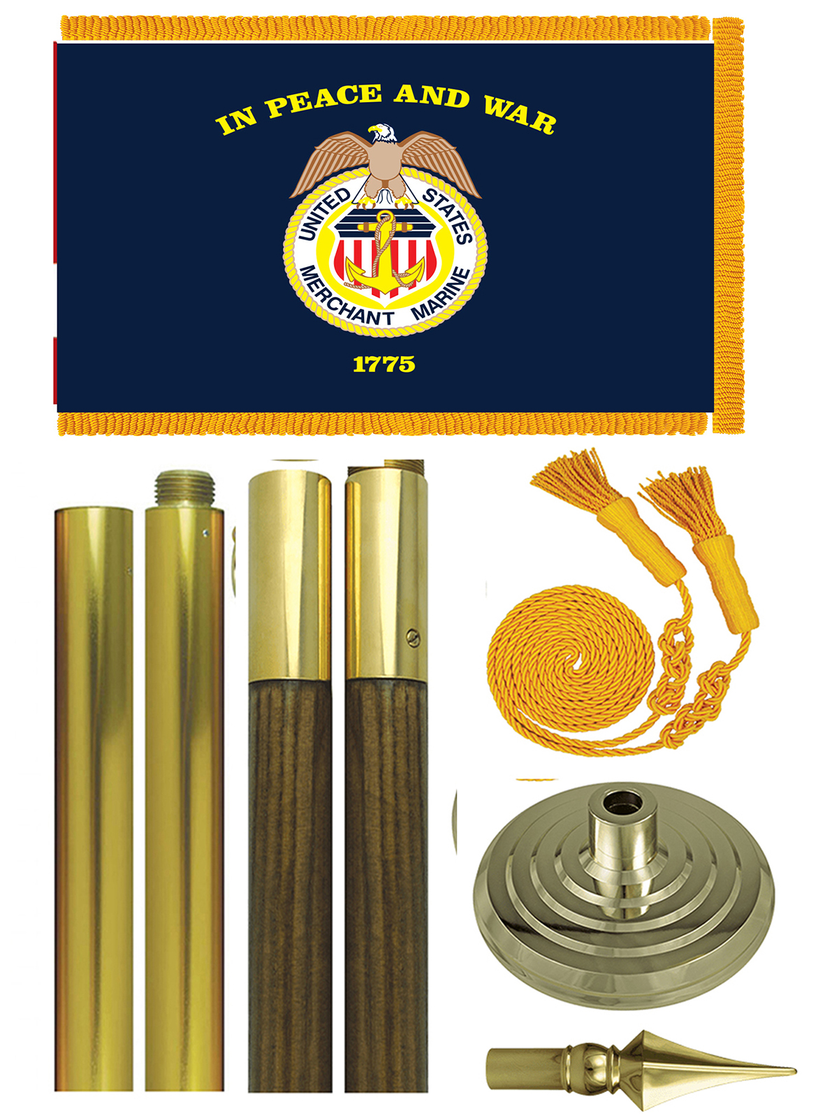 US Merchant Marine Flags, US Merchant Marine Flag at Flagsexpo.com