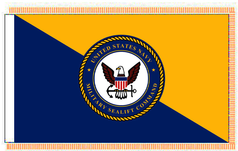 US Military Sealift Command Indoor Presentation Flags are made from ...