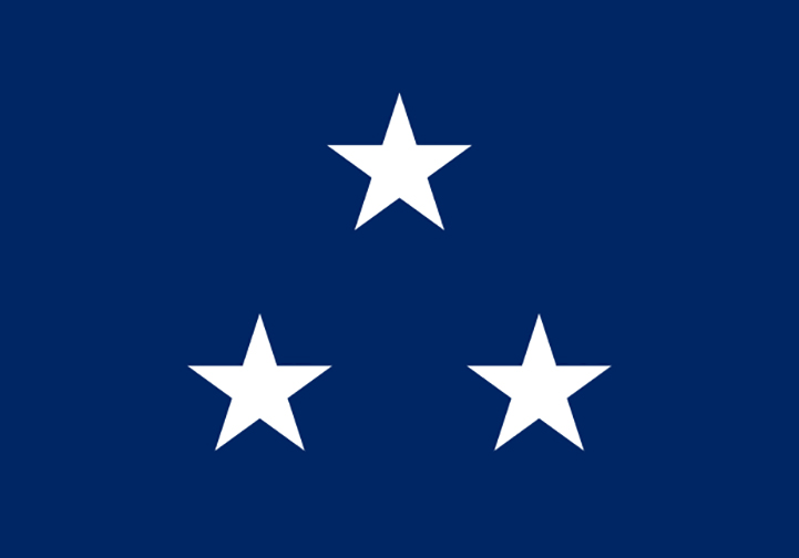 US Navy Vice Admiral Flags are made in USA by Valley Forge Flag Company