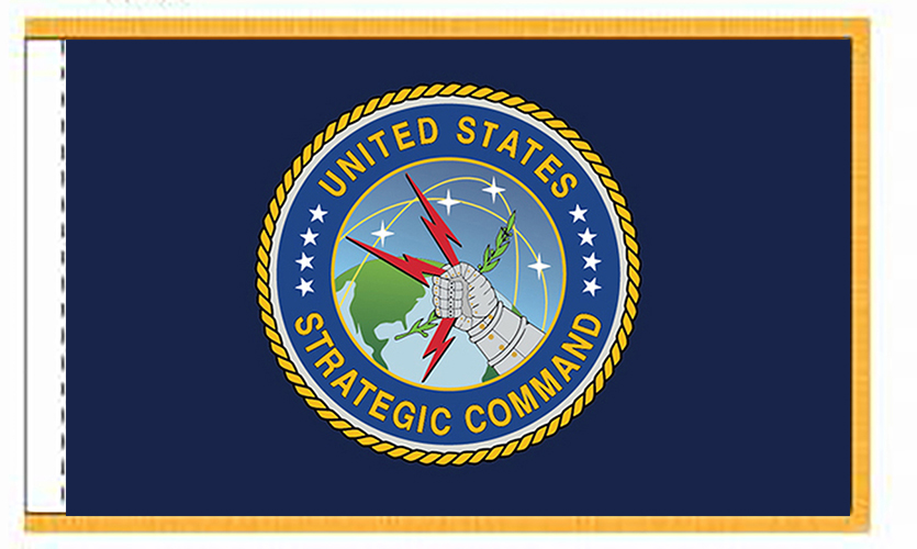 US Strategic Command Flags are made in USA from high quality nylon with ...