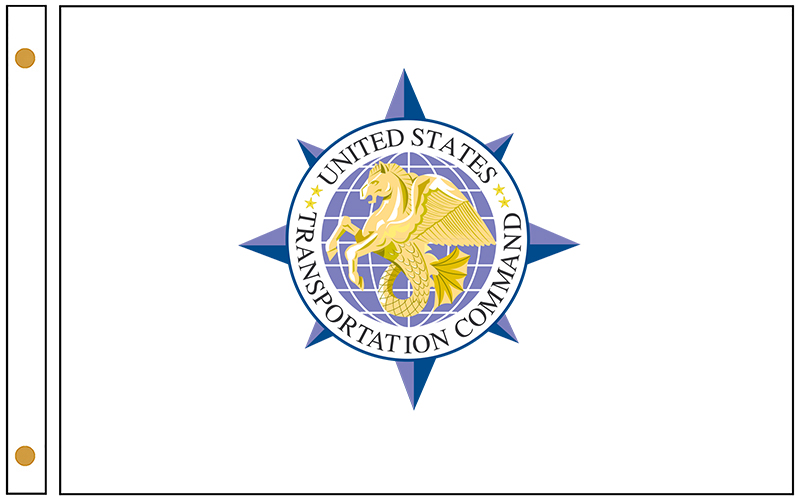 US Transportation Command (USTRANSCOM) flags are made in USA from high ...