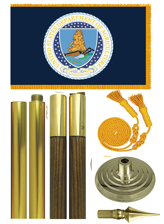 USDA Presentation Flag Sets form FlagsExpo.com in Queens NY