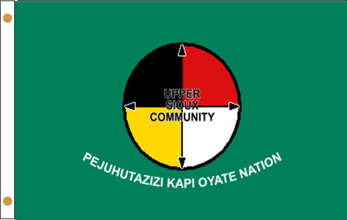 Upper Sioux Indian Reservation Flags are made from high quality nylon ...