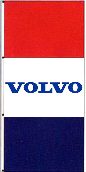 Volvo Auto Dealer Drape Flags at Flagsexpo.com